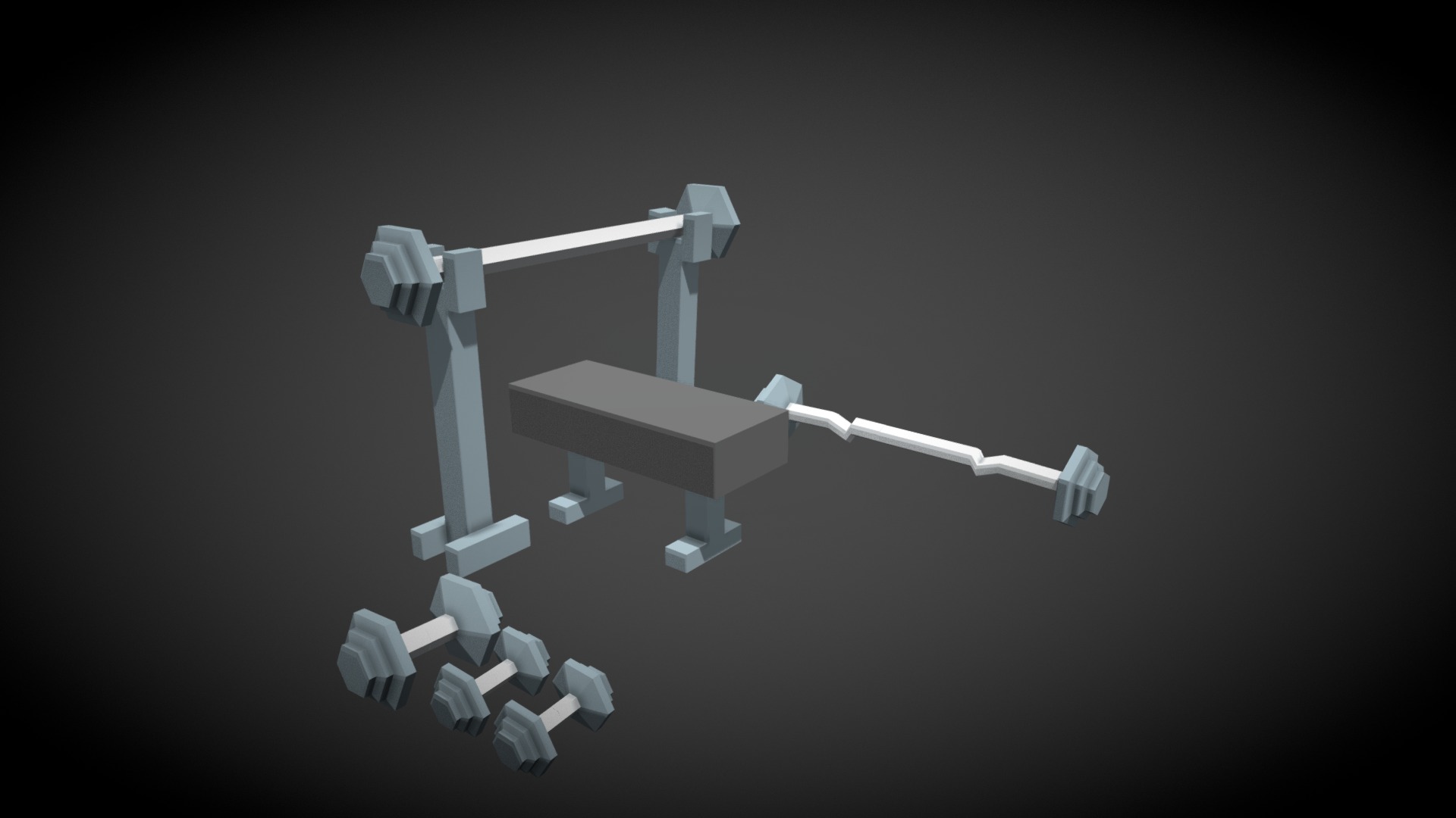 Exercise Equipment - Download Free 3D model by sirkitree [71b82a1 ...