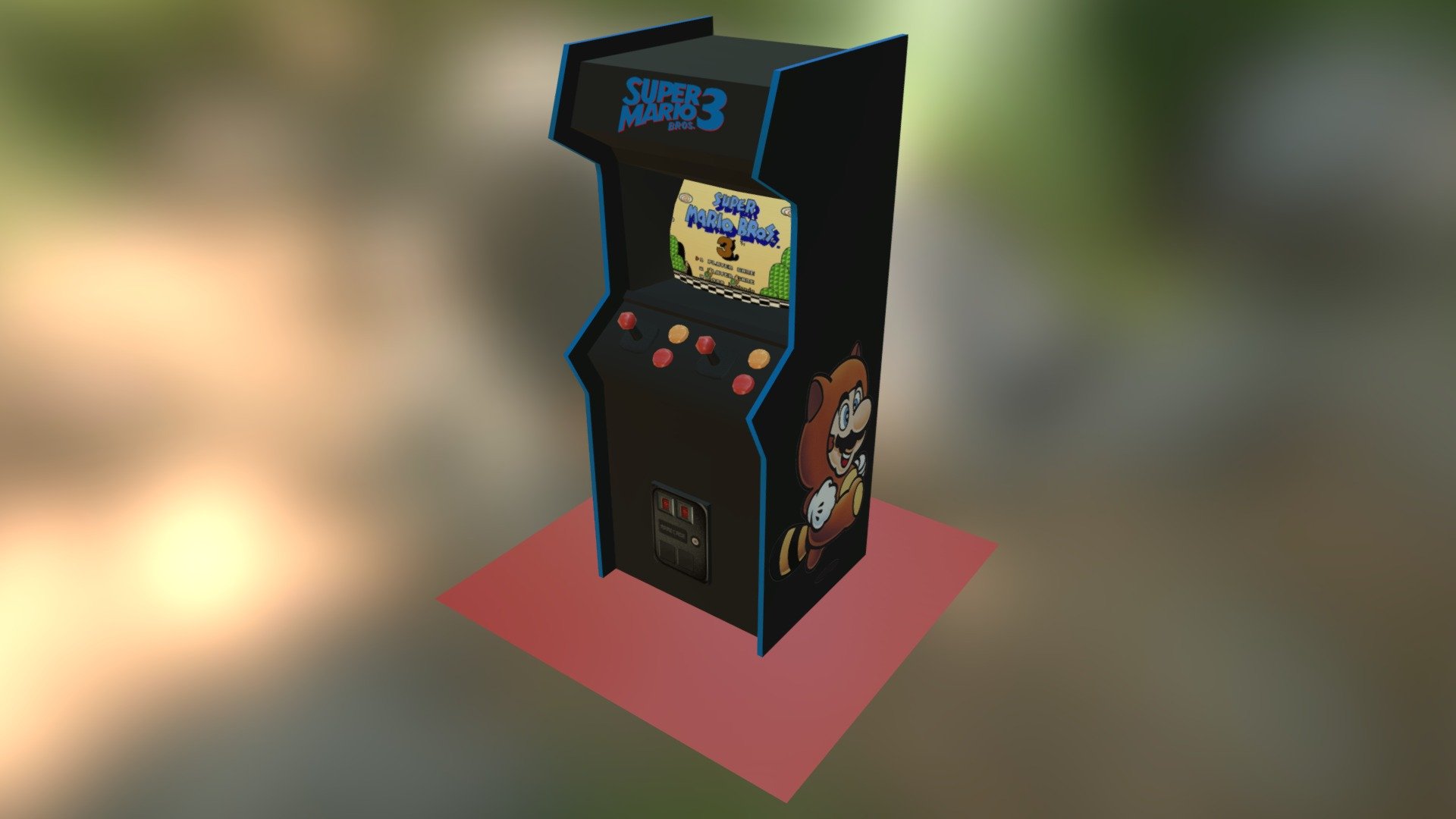 Lowpoly Arcade Machine - 3D model by Uriel Esquivel Cobos (@uresco ...