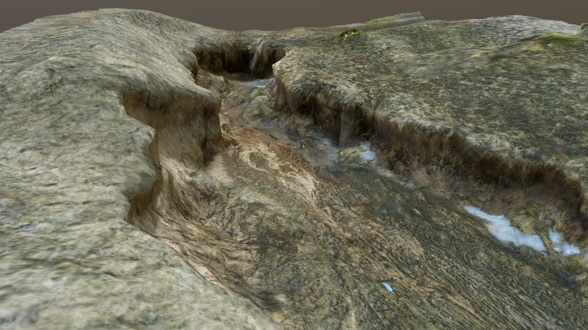 Ditch. Low-poly photogrammetry - Download Free 3D model by reramil ...