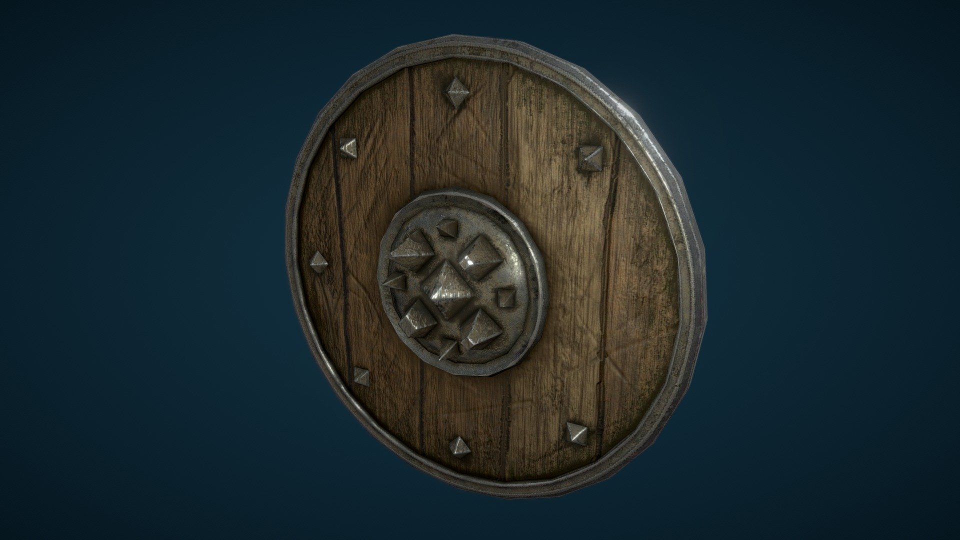 Shild "Targe of the Blooded" (without blood) - Download Free 3D model ...