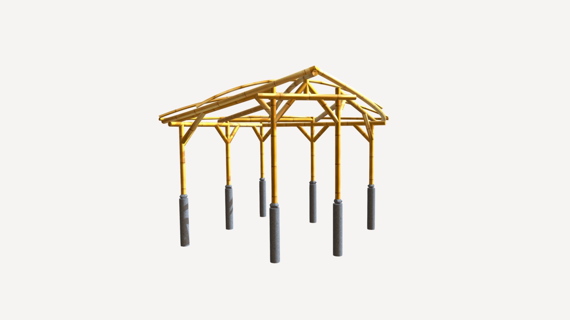 BambooBuilds Pergola Guadua - 3D model by BambooBuilds [71be74e ...