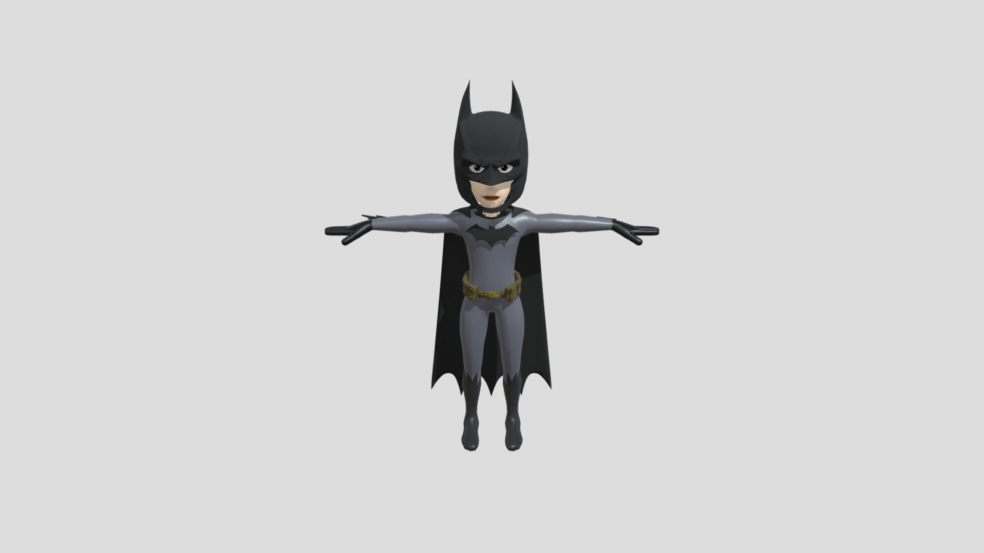 Batman (boy) - Download Free 3D model by moktadir [71bfb77] - Sketchfab