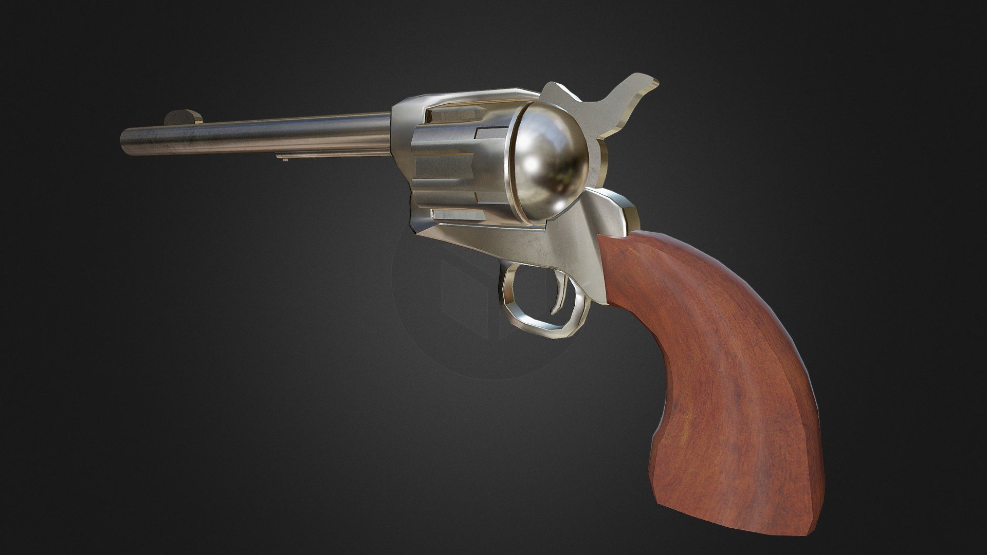 Western 6 Shooter - Download Free 3D model by lukedobbs [71c08a7 ...