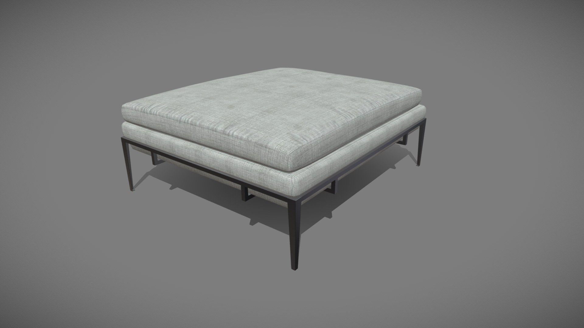 Low-pouf Bench - 3D model by App Mechanic (@appm) [71c205b] - Sketchfab