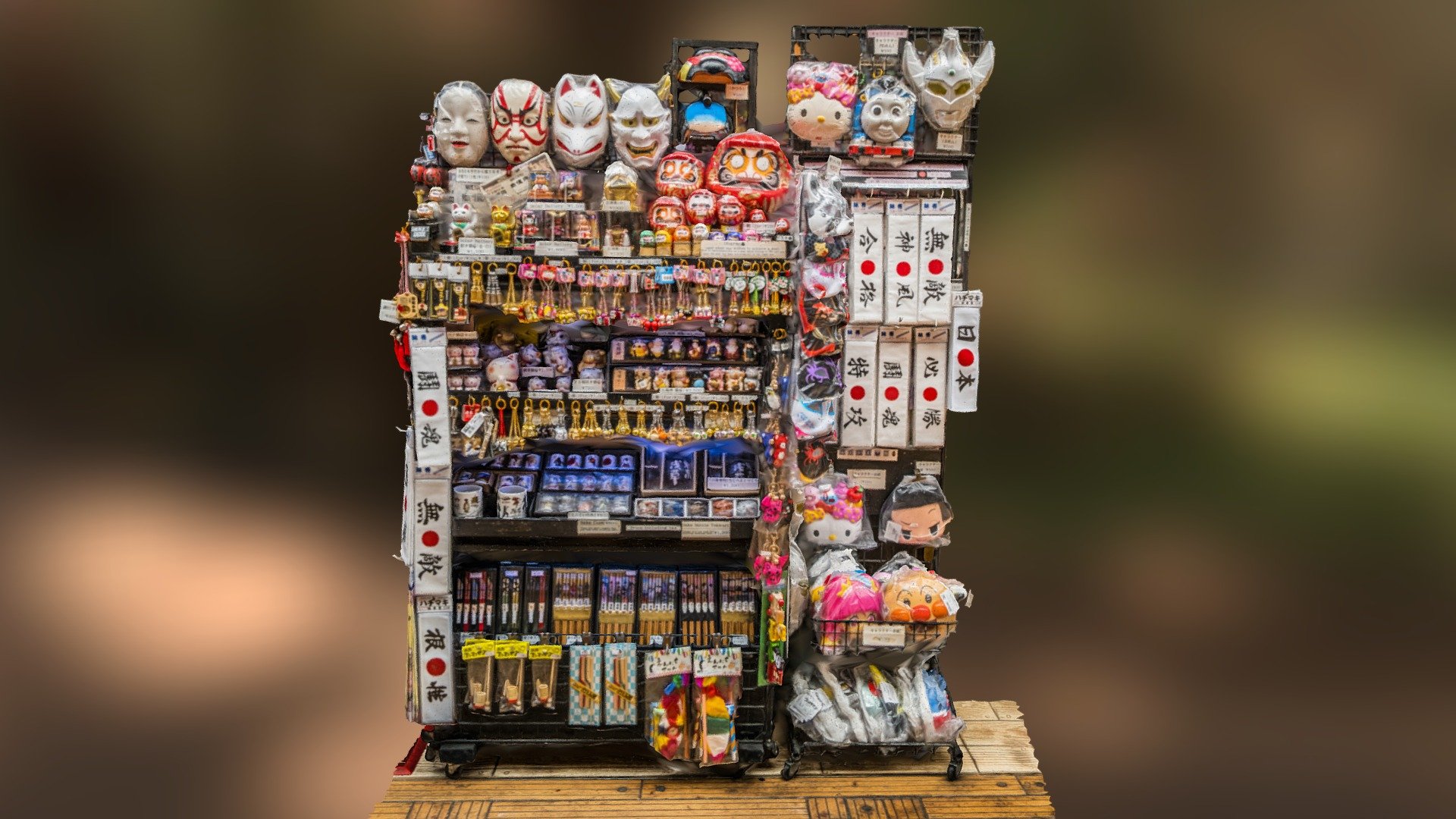 Japanese gift shop for tourist scan - Buy Royalty Free 3D model by ...