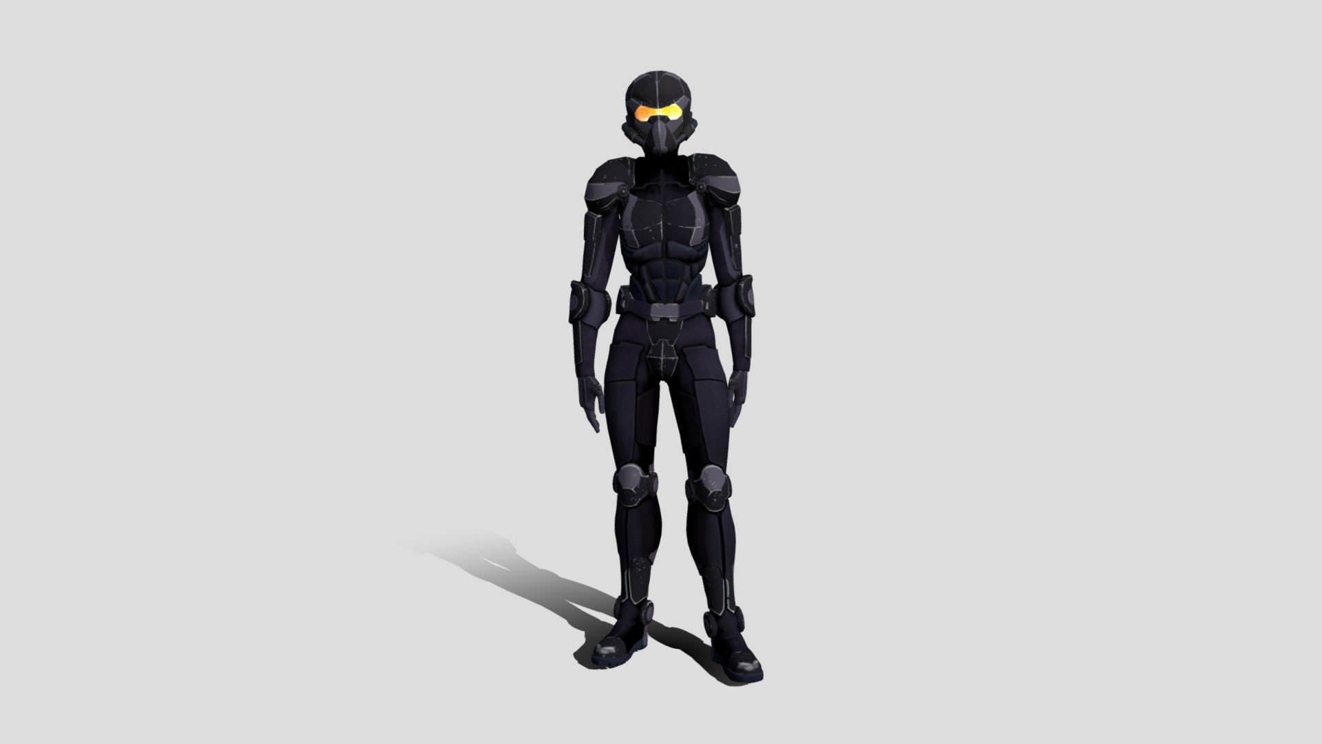 Female LCA Black Anim - 3D model by Los Bionicos Animation Studio (@losbionicos) [71c2eeb ...