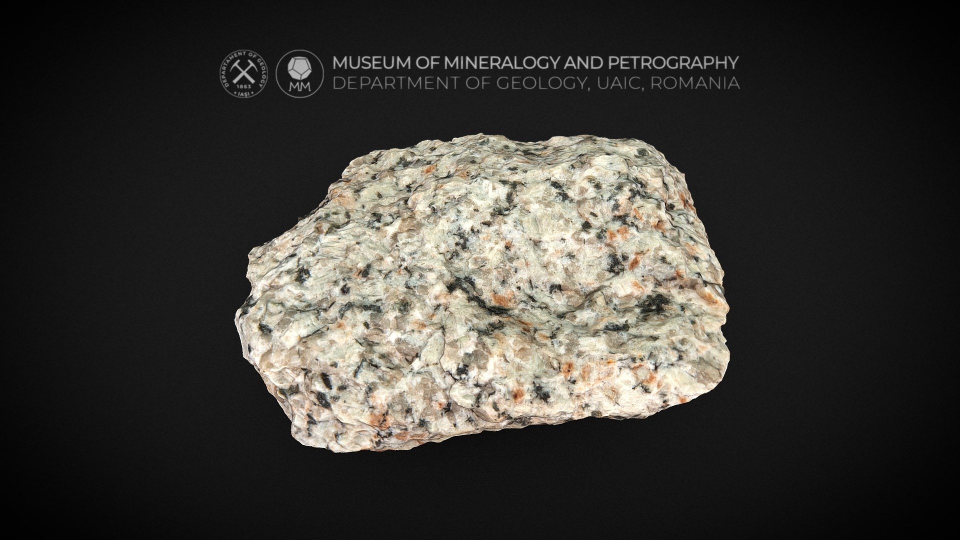 Granite (igneous rock) - 3D model by Museum of Mineralogy and ...