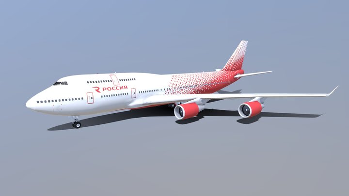 Boeing-747 3D models - Sketchfab