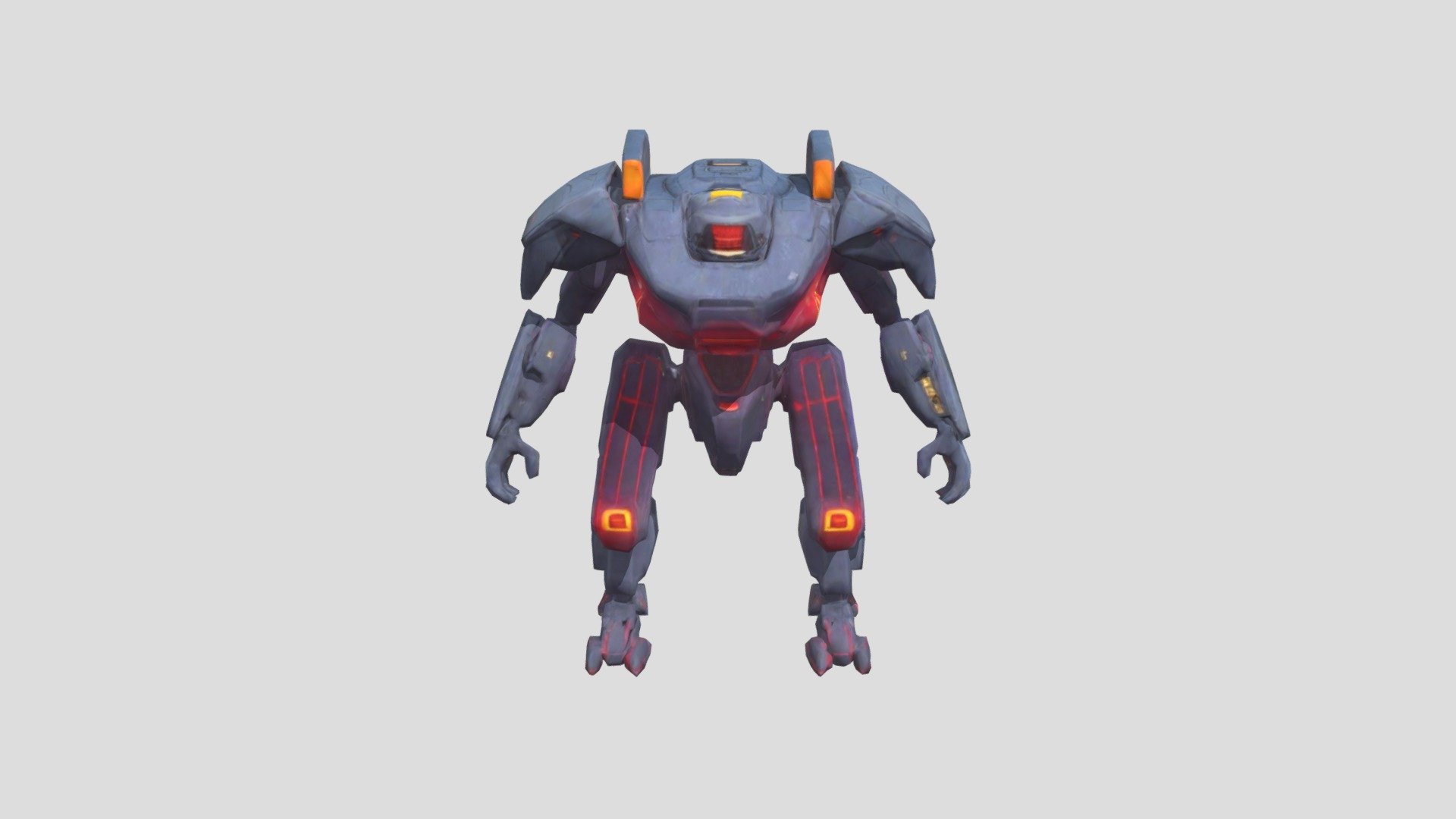 Mech Warrior Sentinel Base Bot - 3D model by glitchframestudios ...