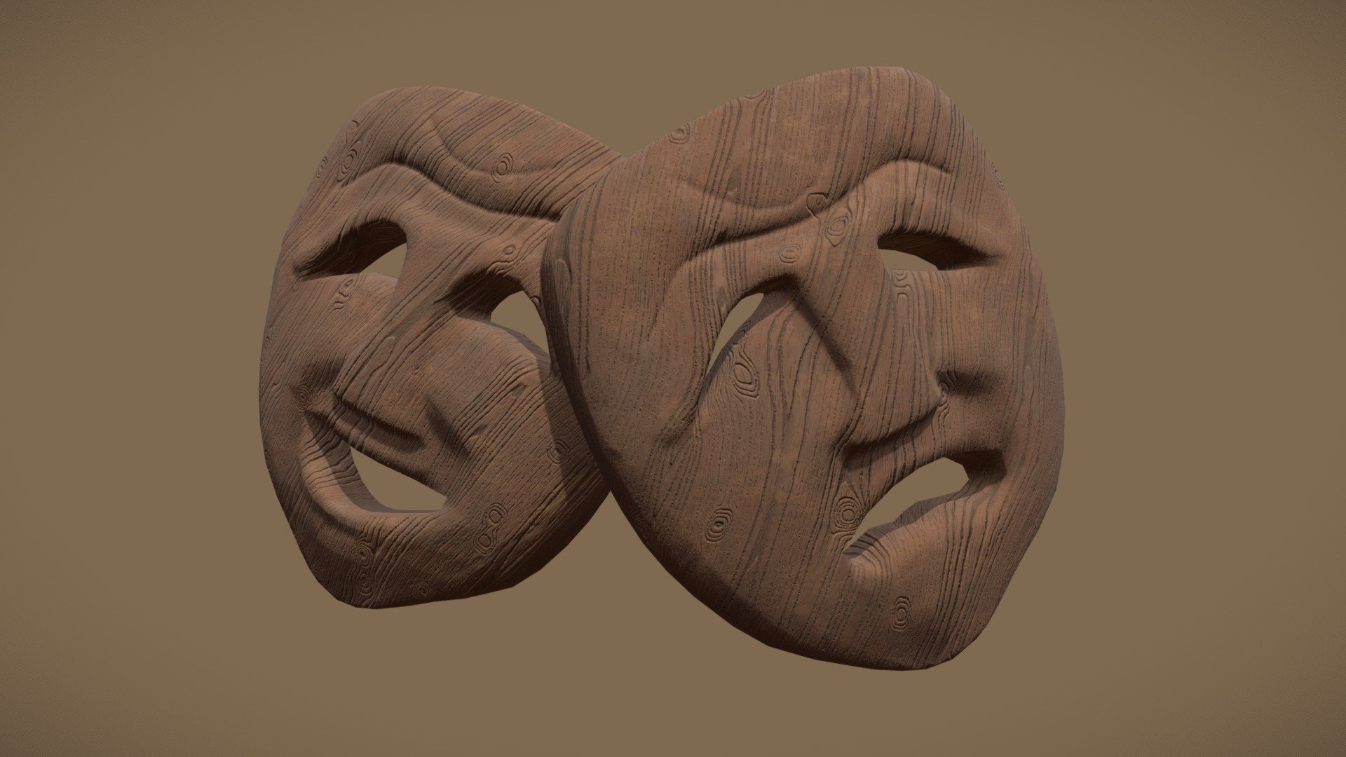 Wooden mask - Download Free 3D model by ender7396 [71c6688] - Sketchfab