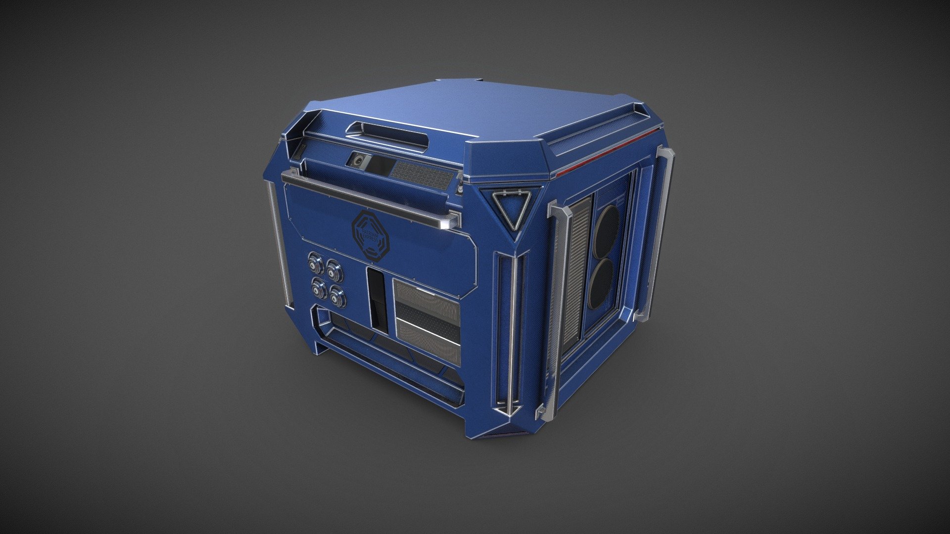 Sci-Fi Container - 3D model by Blaž Mraz (@Mraz3D) [71c7c35] - Sketchfab