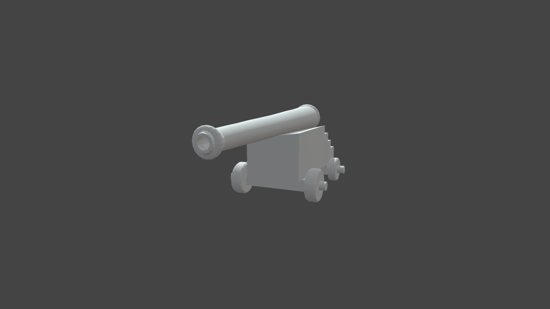 Low Poly Cannon - Download Free 3D model by mgcgamer [71ccc23] - Sketchfab