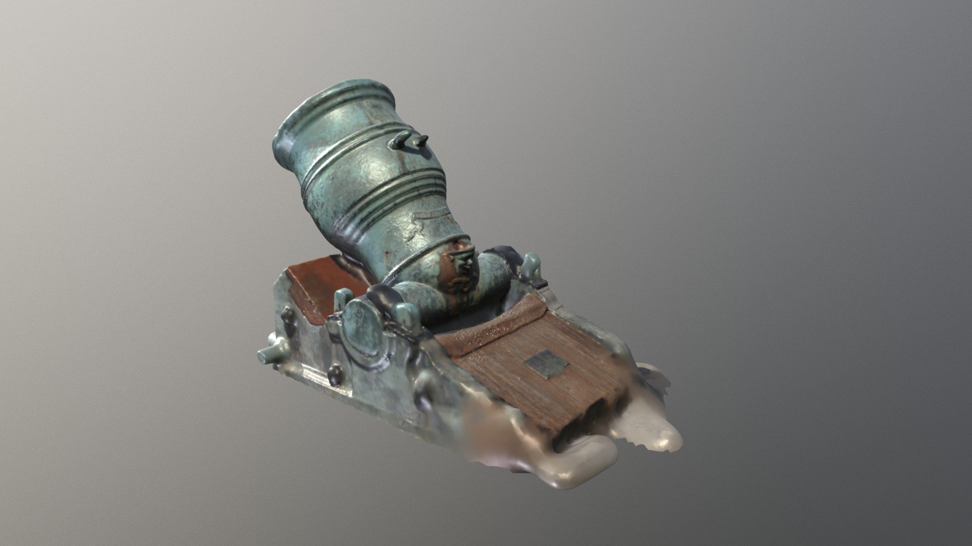 Mortar from Morro Castle - 3D model by stepcia [71cd679] - Sketchfab