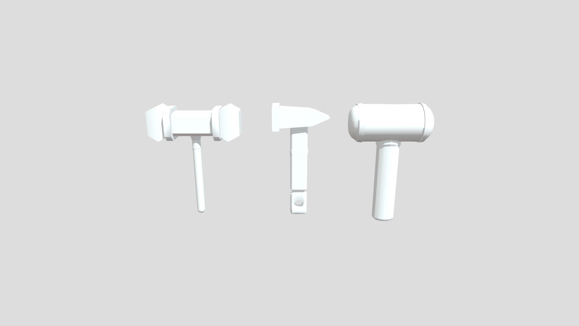 3 Hammers - Download Free 3D model by Sonicoftime [71ce32d] - Sketchfab