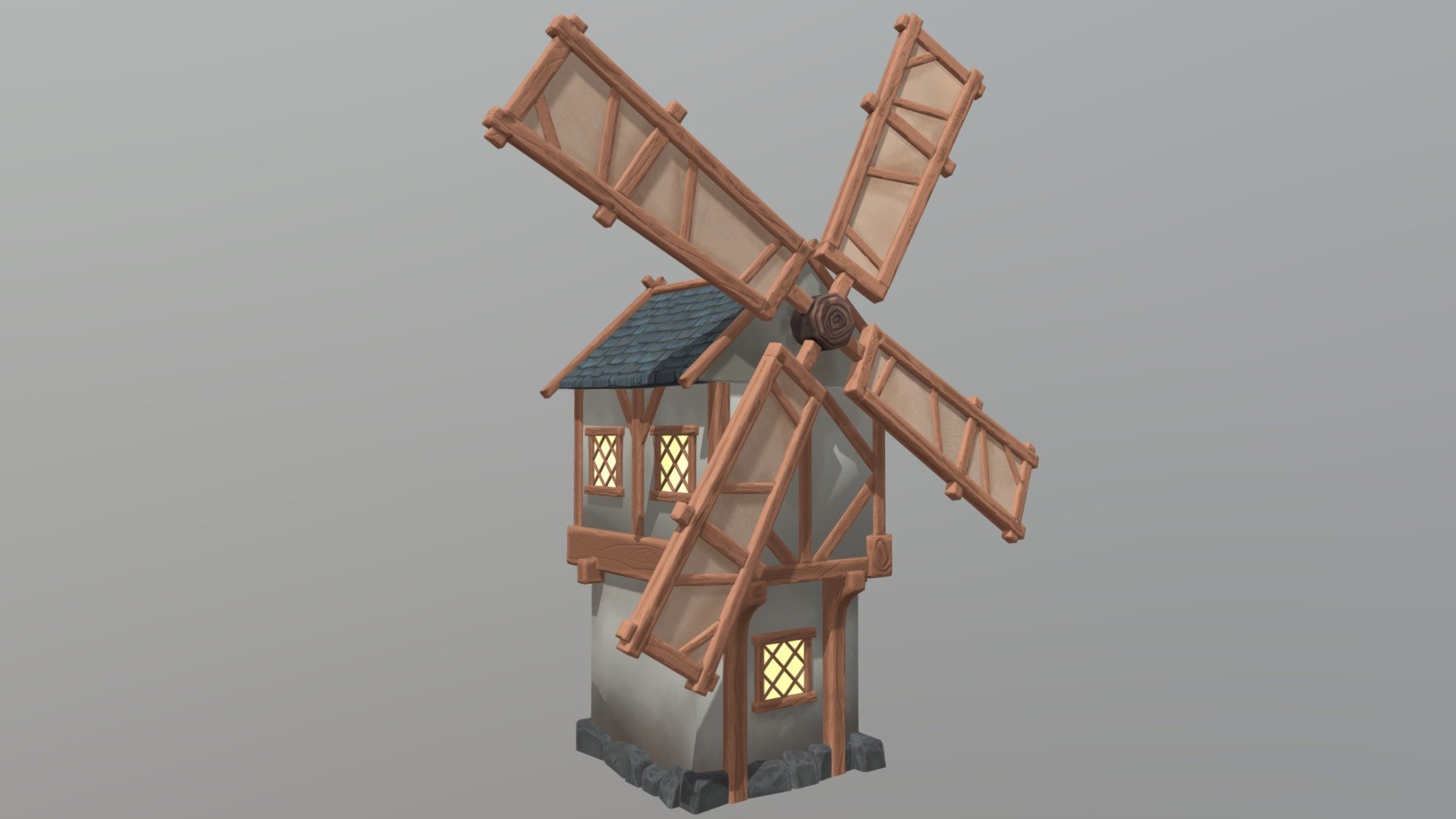 Windmill - 3D model by Geoffrey Sicre (@geoffrey6cr) [71d0319] - Sketchfab