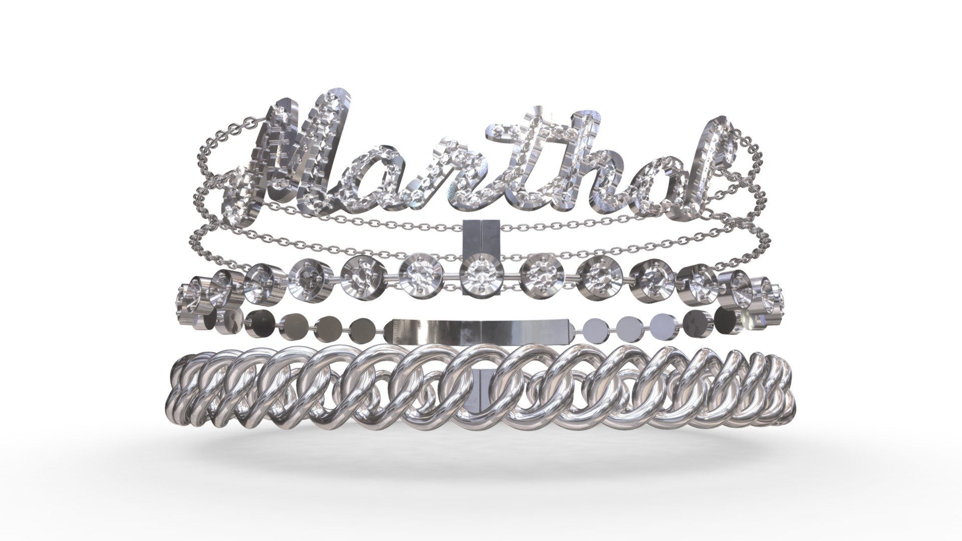 Personalized Bracelets - 3D model by Luis Rocha (@TherochaDesigner ...