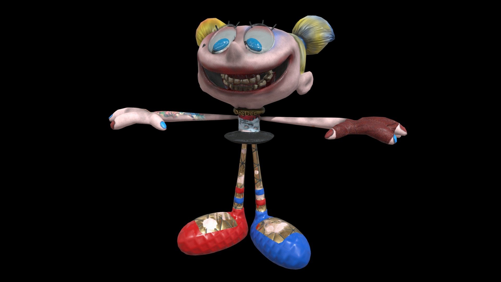 Dee Dee cosplay Harley Quinn - 3D model by Marcin.Kwiatkowski [71d1d91 ...