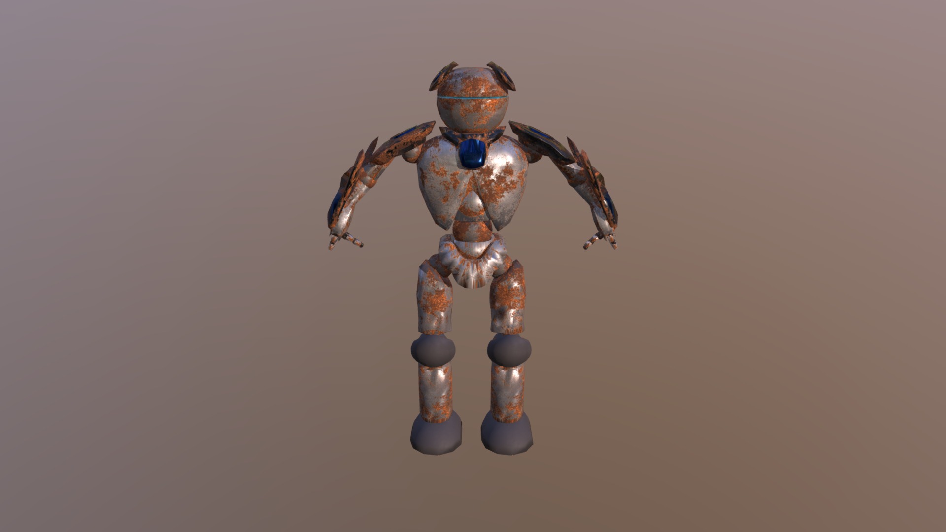 Rusting Robot - 3D model by Damy-666 [71d3098] - Sketchfab