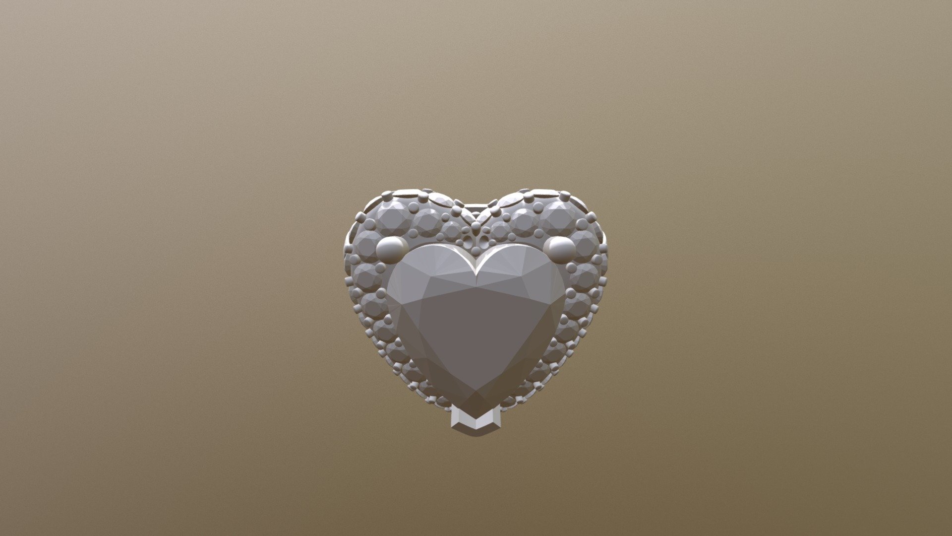 Heart Ring Final - 3D model by hoptho8888 [71d4777] - Sketchfab