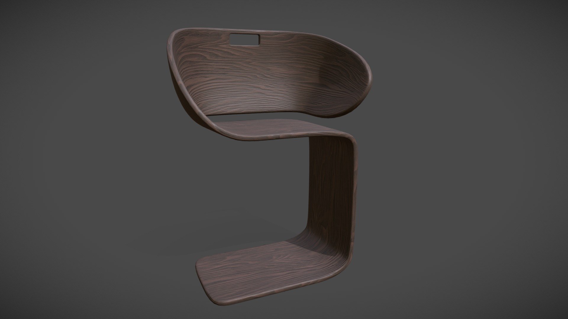 Lamed chair Rodolphe Pauloin - Download Free 3D model by Kostikkr ...