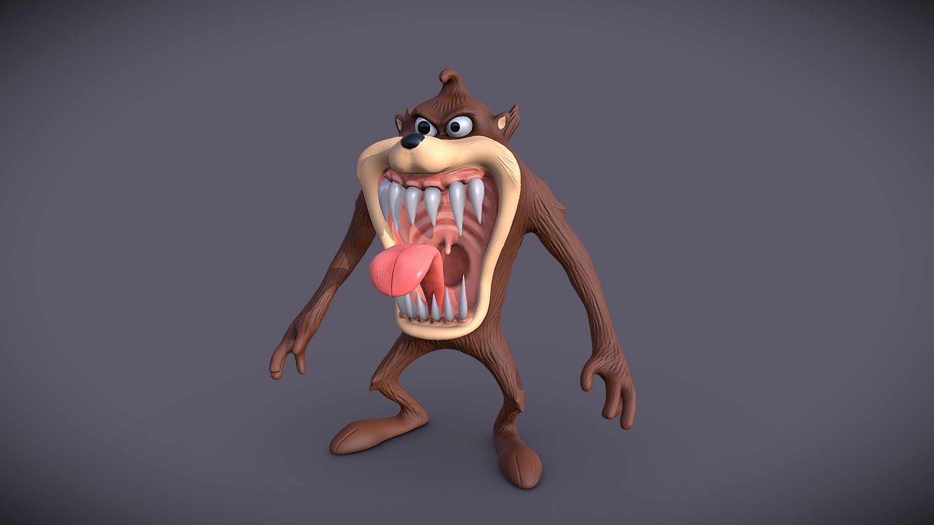Tazmanian - 3D model by Rochywings [71d8a00] - Sketchfab