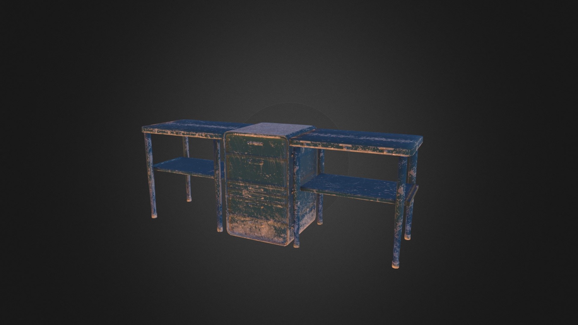 Desert Military Kit: Modular Command Table - Buy Royalty Free 3D model ...