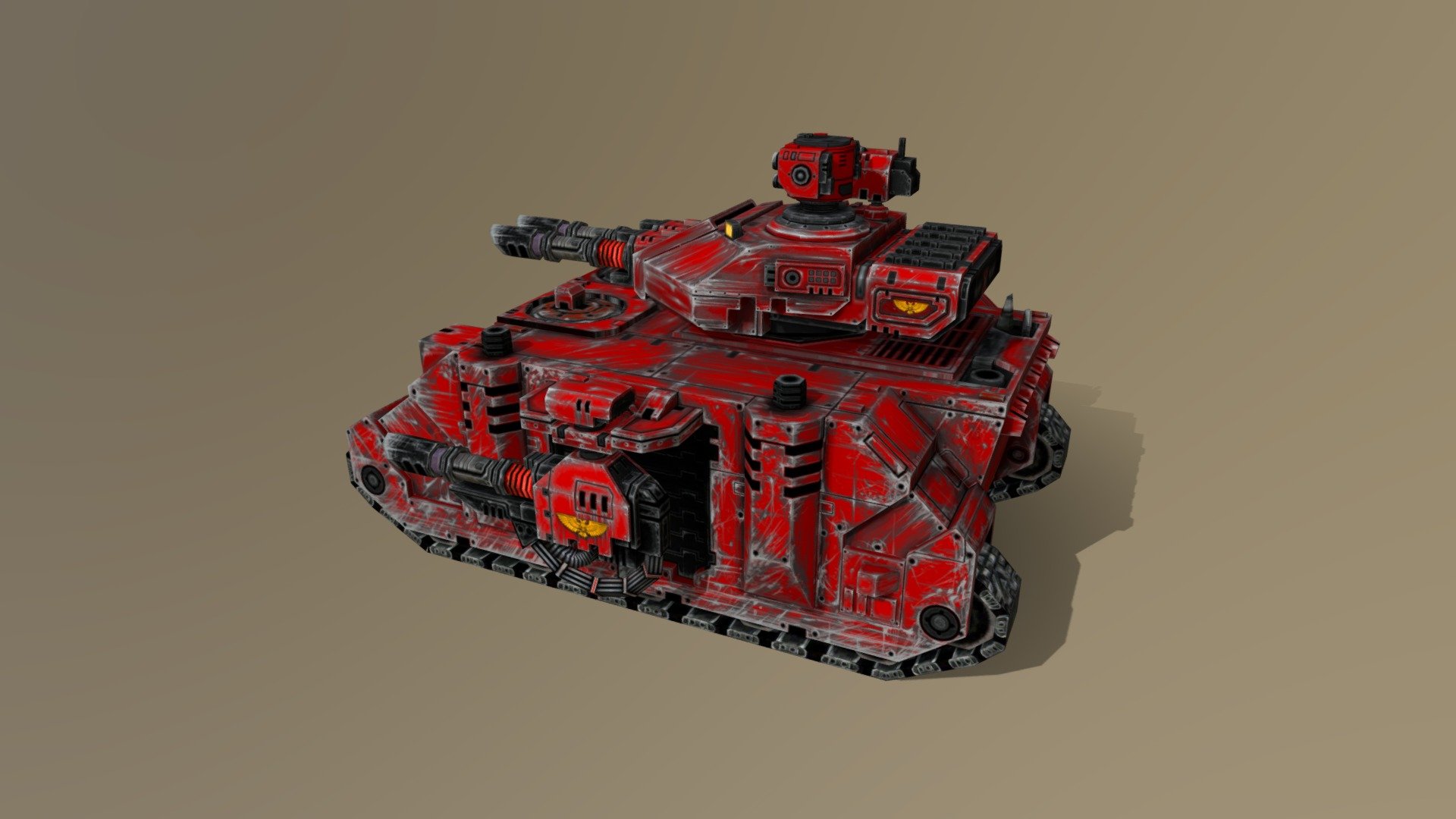 Blood Angels Predator Annihilator Mk4c - 3D model by fedor (@fedor23sun ...