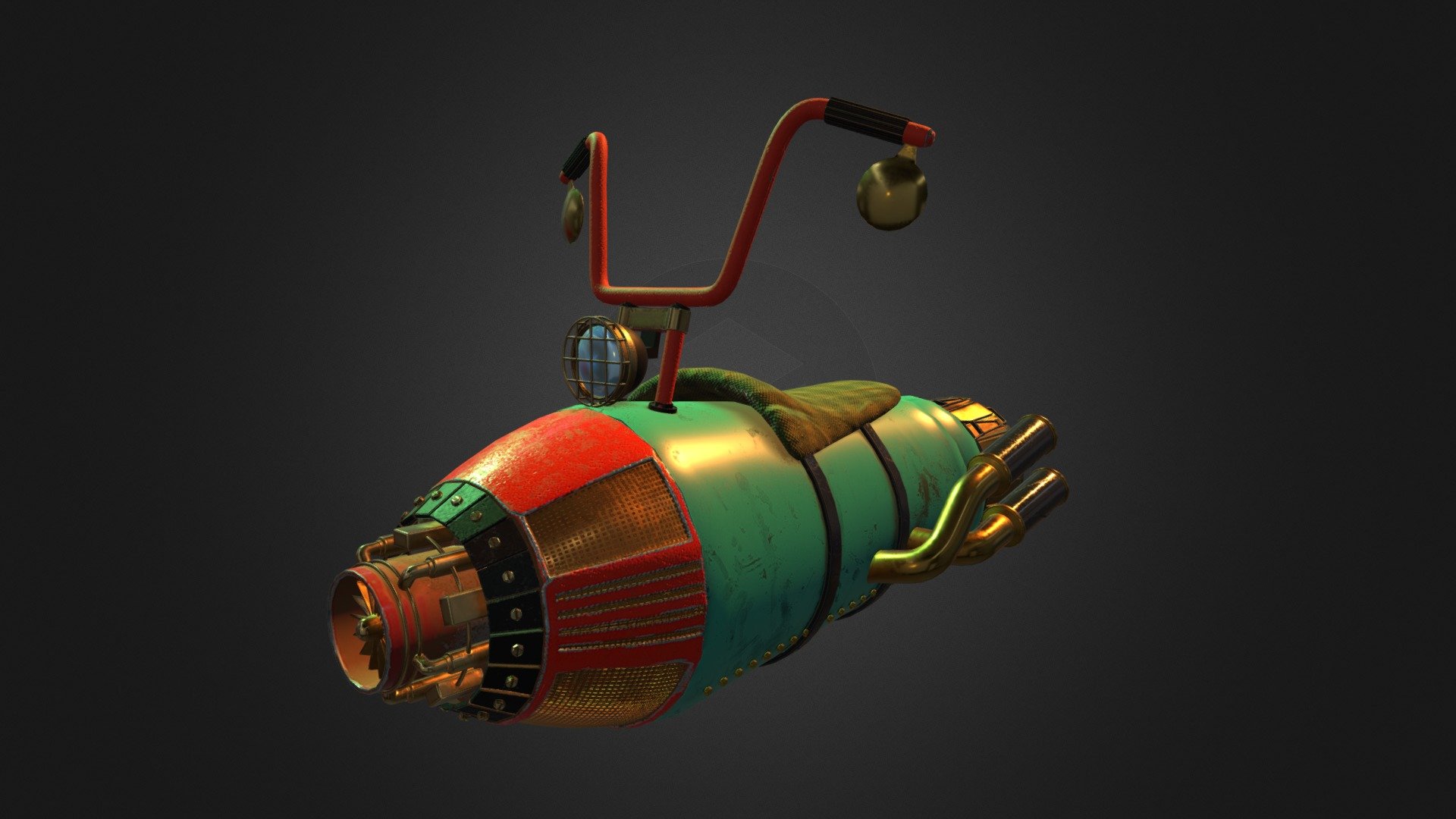 Jet Bike - 3D model by ajuvinaju [71daad2] - Sketchfab
