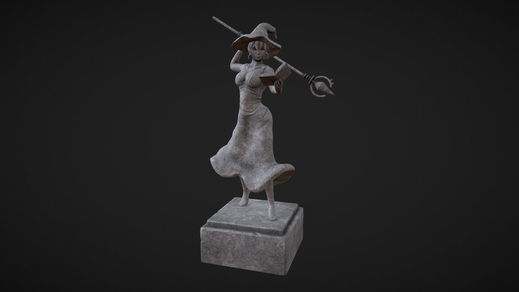 Mage Statue - 3D model by inkhero [71db1b3] - Sketchfab