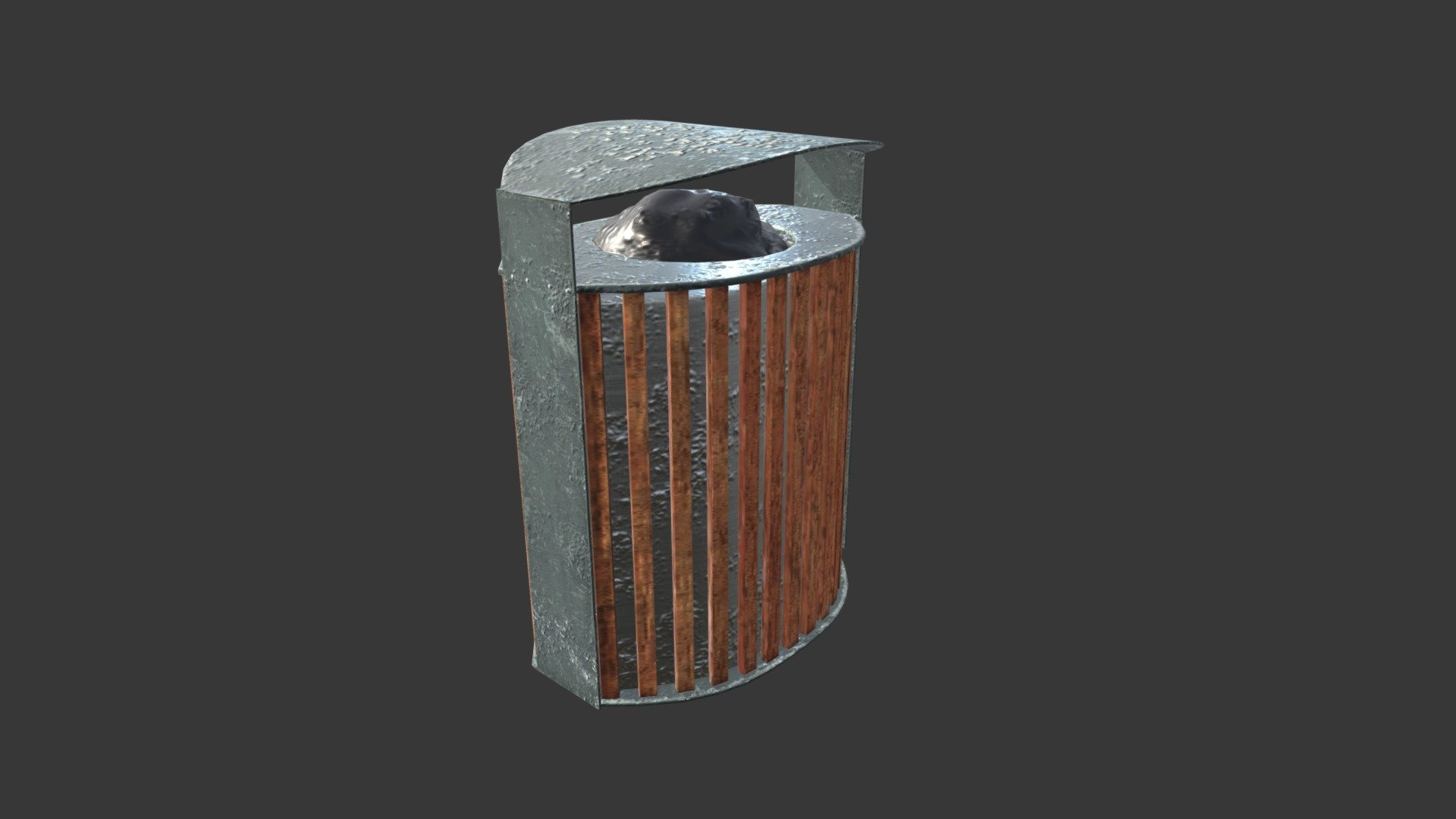 Trash Can. - 3D model by AndrewECardiel [71dc38b] - Sketchfab