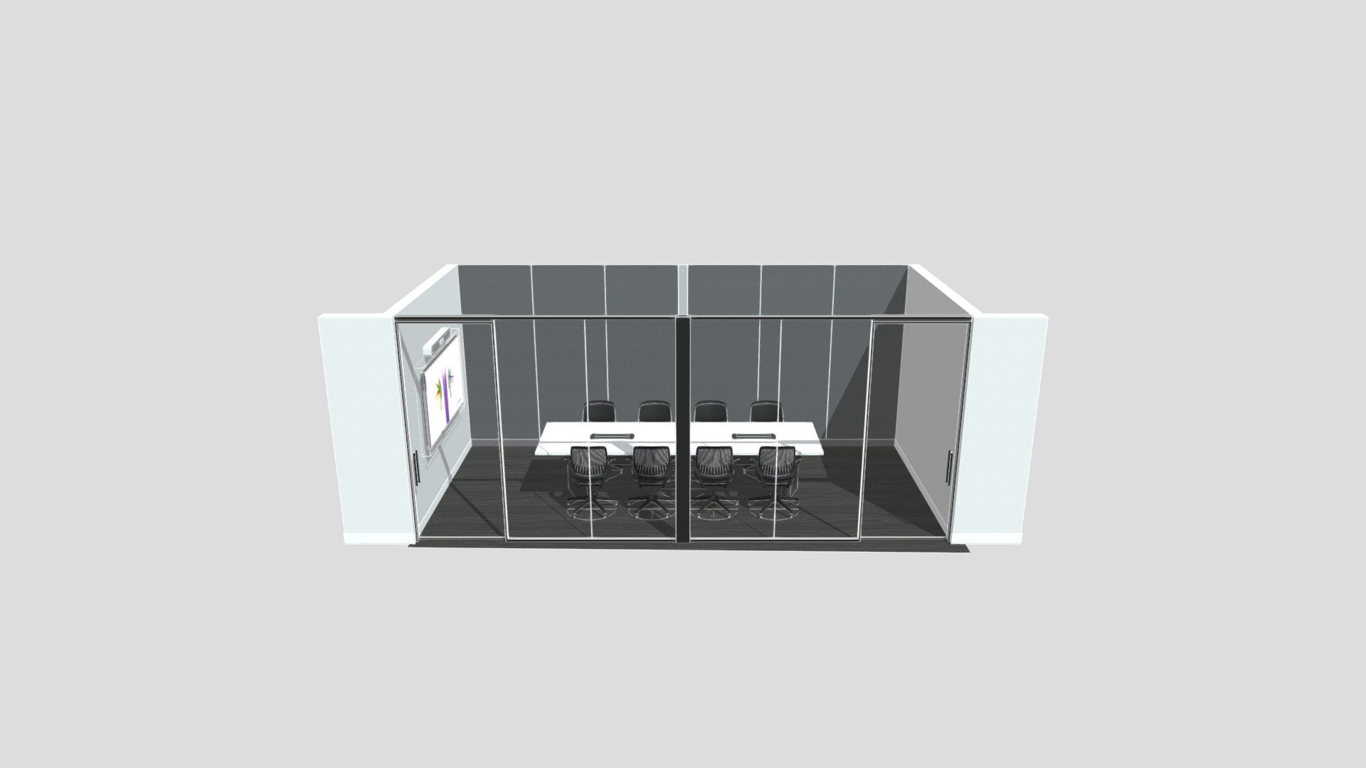 Meeting Room / 8p / Telepresence Light - 3D model by digital_fabric ...