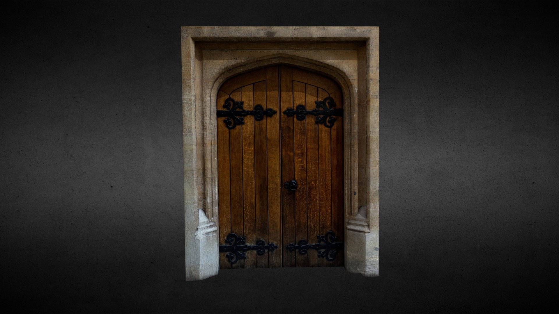 Large Wooden Tower Door - Download Free 3D model by Christians - The ...