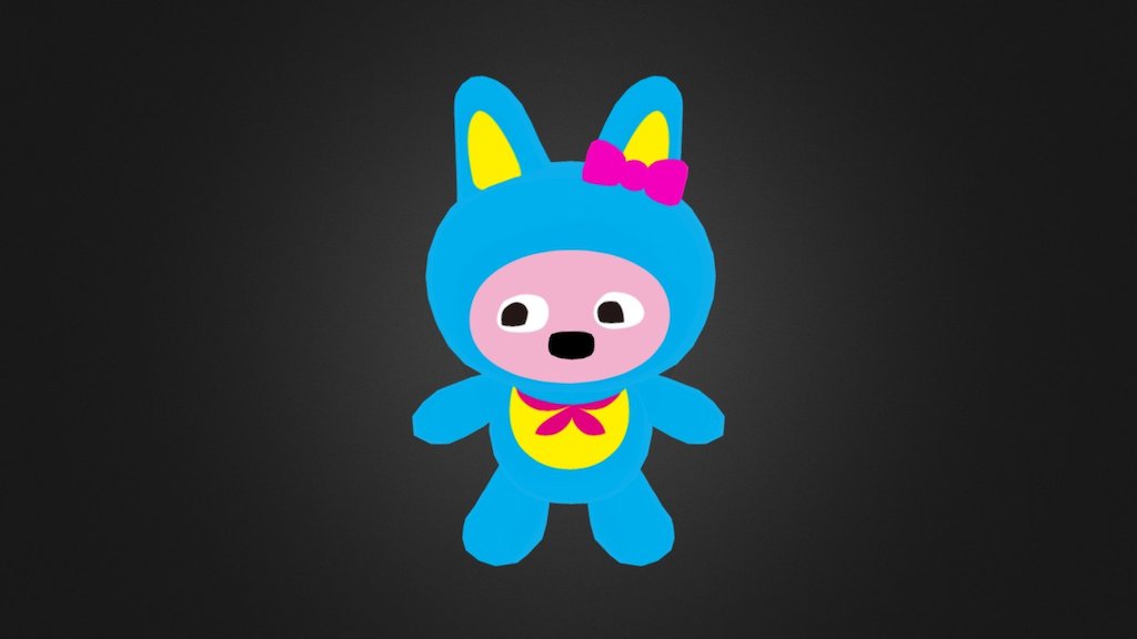 Blue Bear - 3D model by merlin.mustache [71df9d6] - Sketchfab