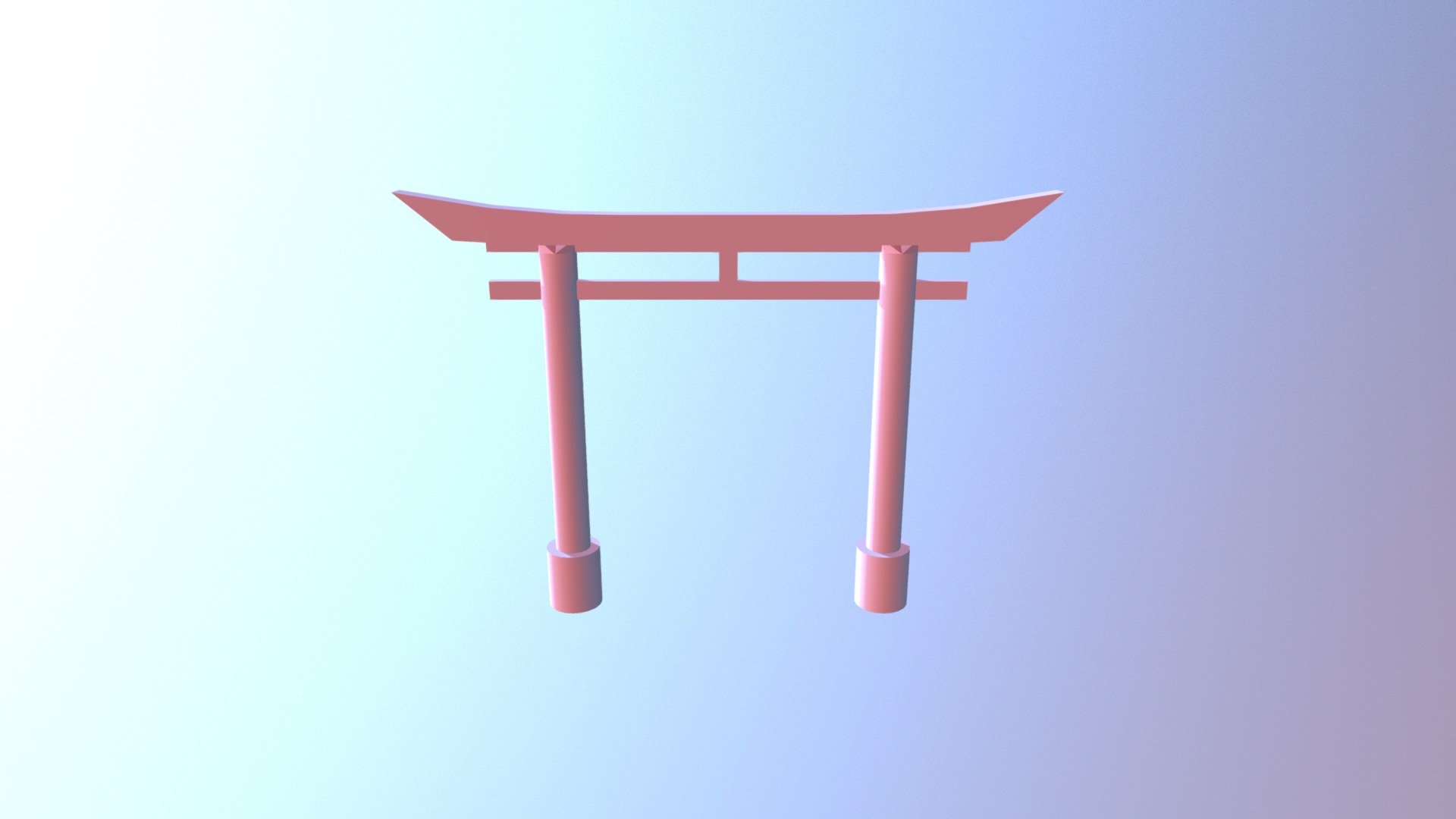 Torii Gate - 3D model by zavrek [71dfac0] - Sketchfab