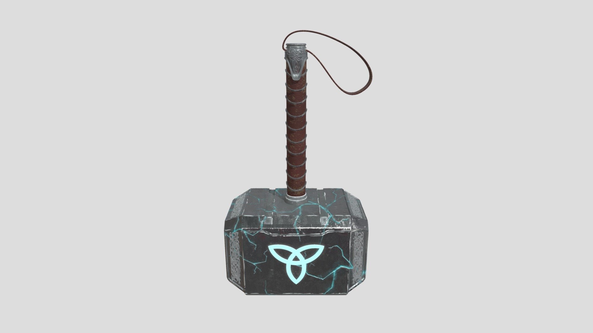 Mjolnir Thor - 3D model by lemon (@claratorrerubio) [71e23e0] - Sketchfab