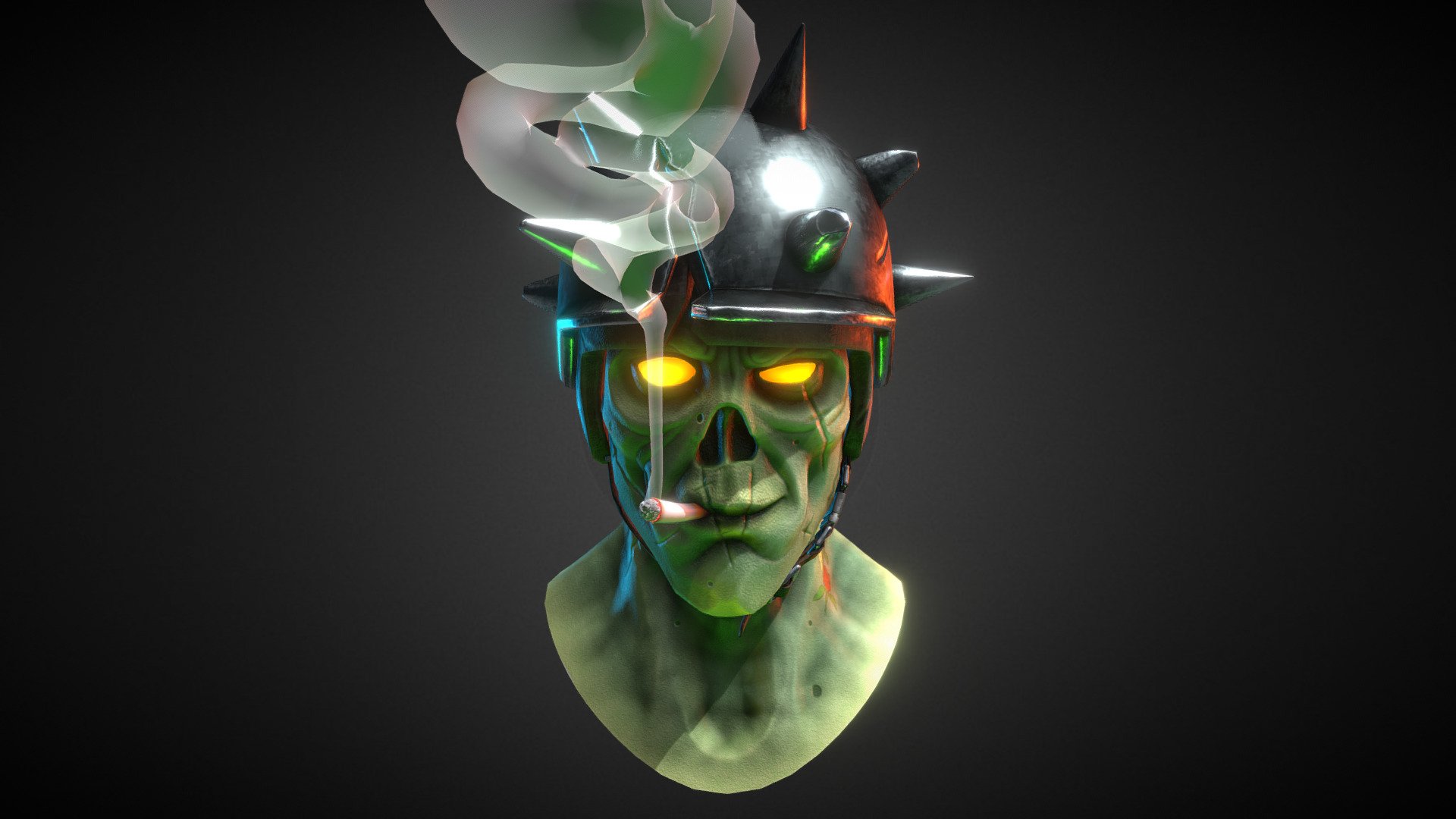 Zombie head - Stylised - 3D model by JuegoStudio [71e2cf4] - Sketchfab