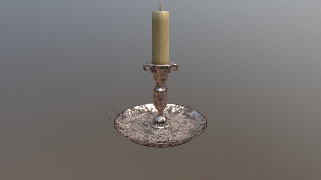 Dirty Candle - 3D model by xxlandamite [71e2ea0] - Sketchfab