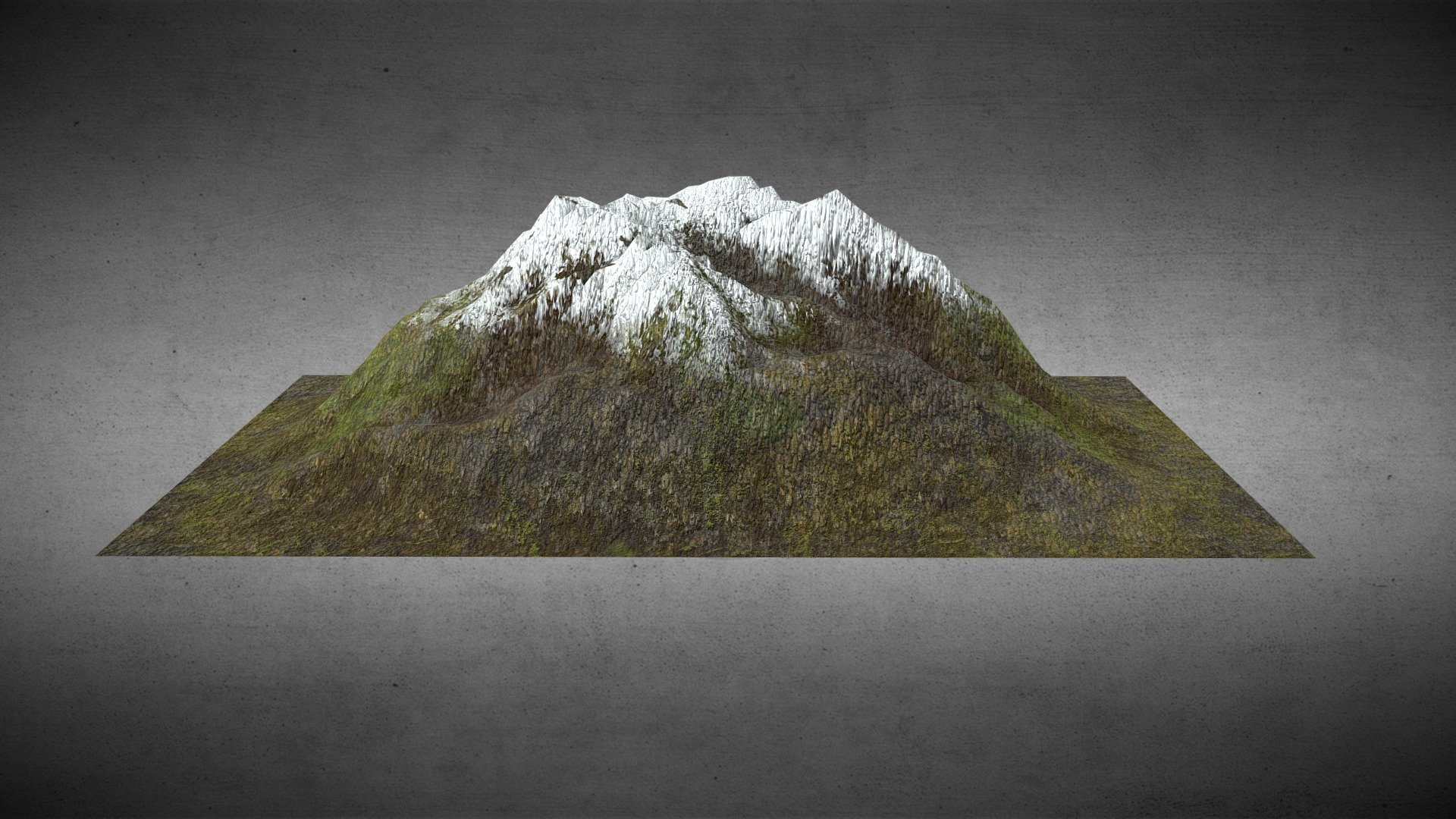 Mountain low poly - Download Free 3D model by Mehdi Shahsavan ...