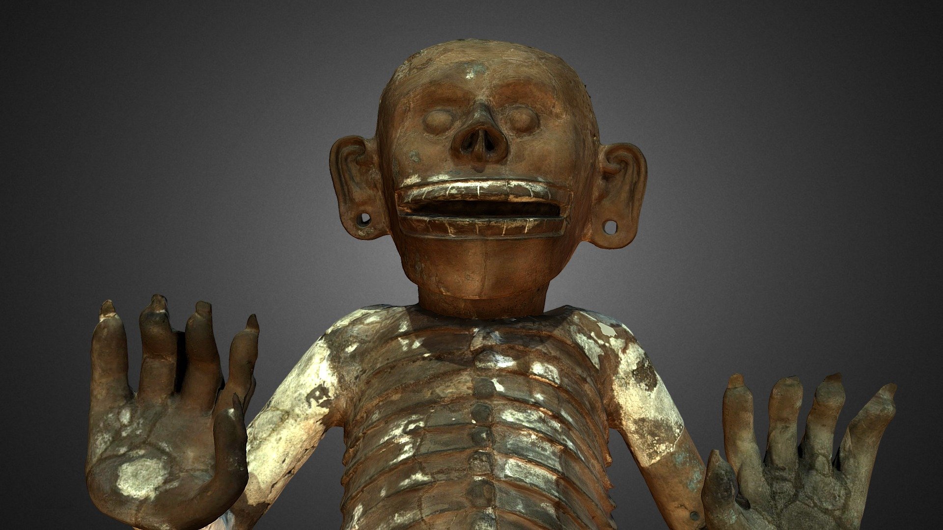 Tzitzimitl, Templo Mayor - 3D model by CyArk [71e4fd8] - Sketchfab