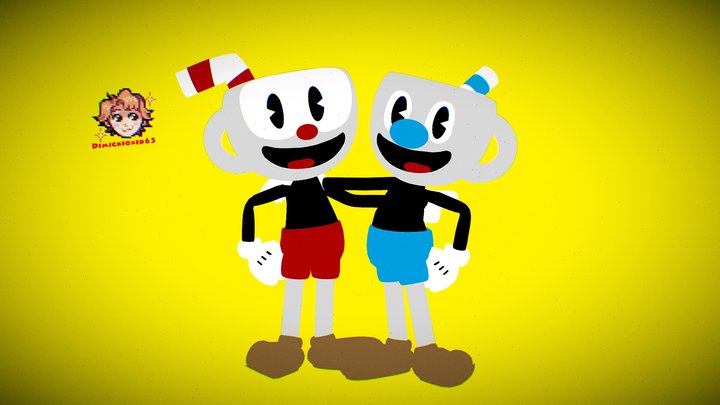 Cuphead 3D models - Sketchfab