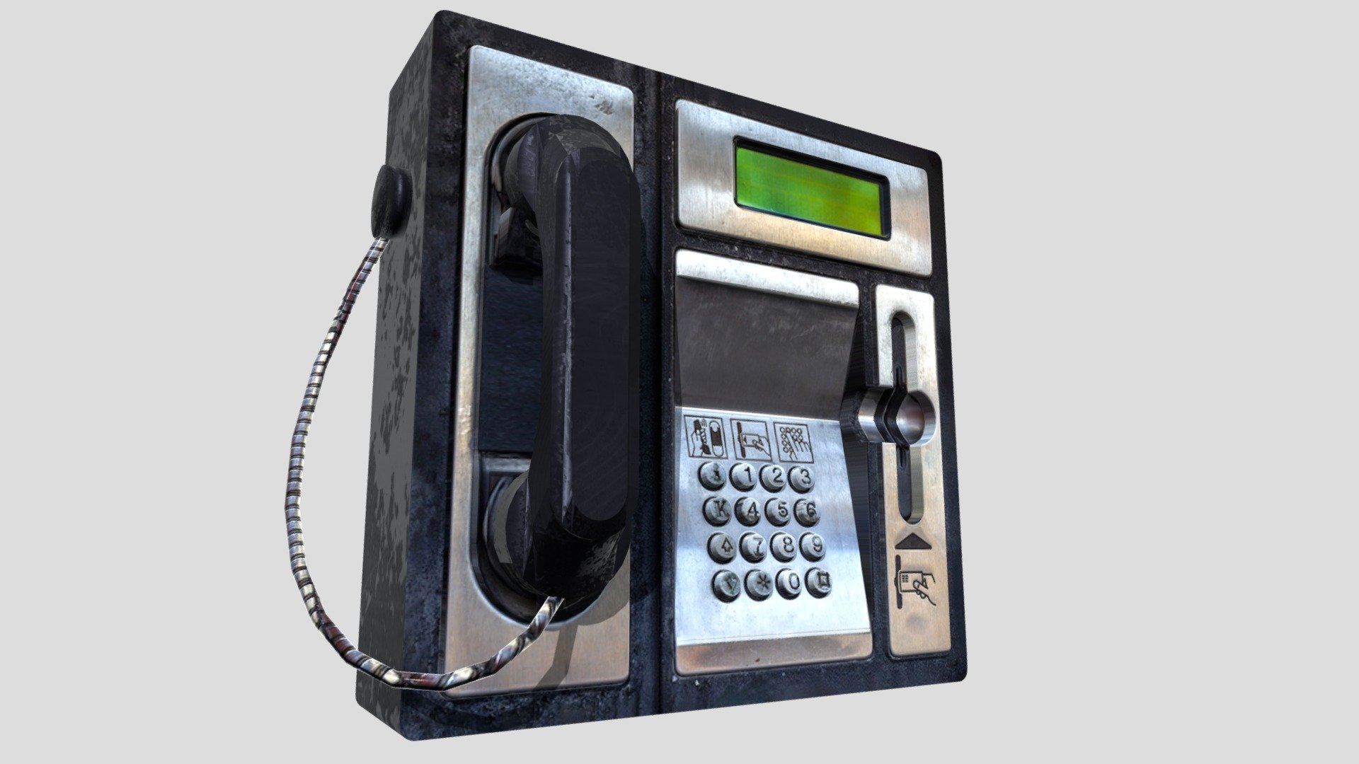 City Phone Booth Ready for Game - Buy Royalty Free 3D model by davidg ...