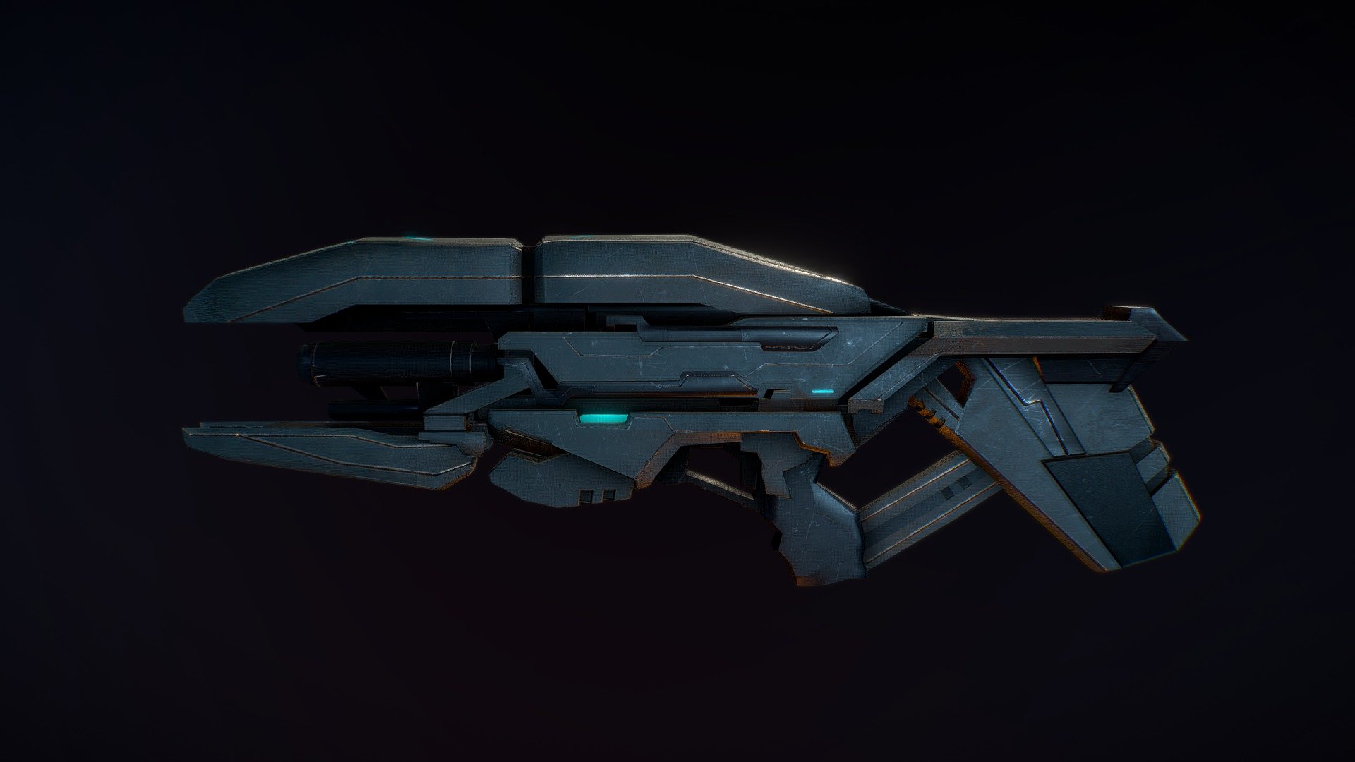 "INVASION" asset - Alien gun - 3D model by Eric Pan (@aszero123456 ...