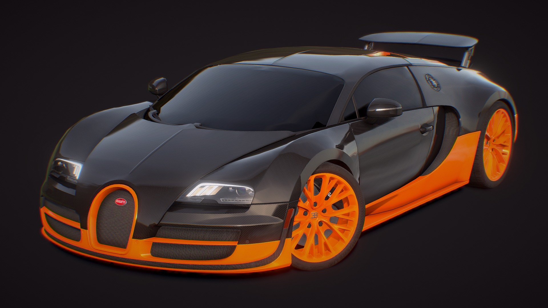 Bugatti Veyron Super Sport - Buy Royalty Free 3D model by Head to ...