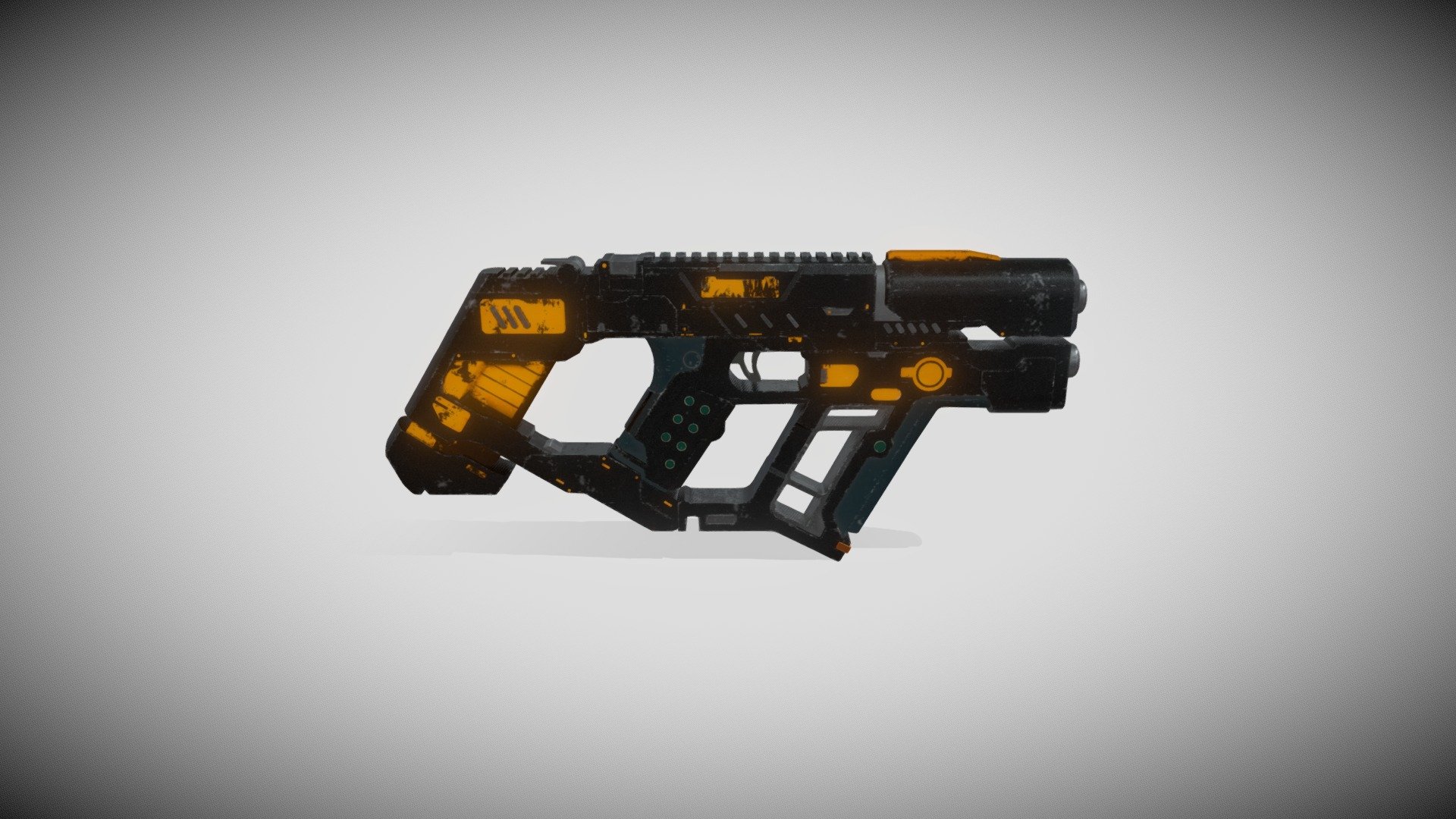 Futuristic weapon - 3D model by Drakexny [71e73d8] - Sketchfab