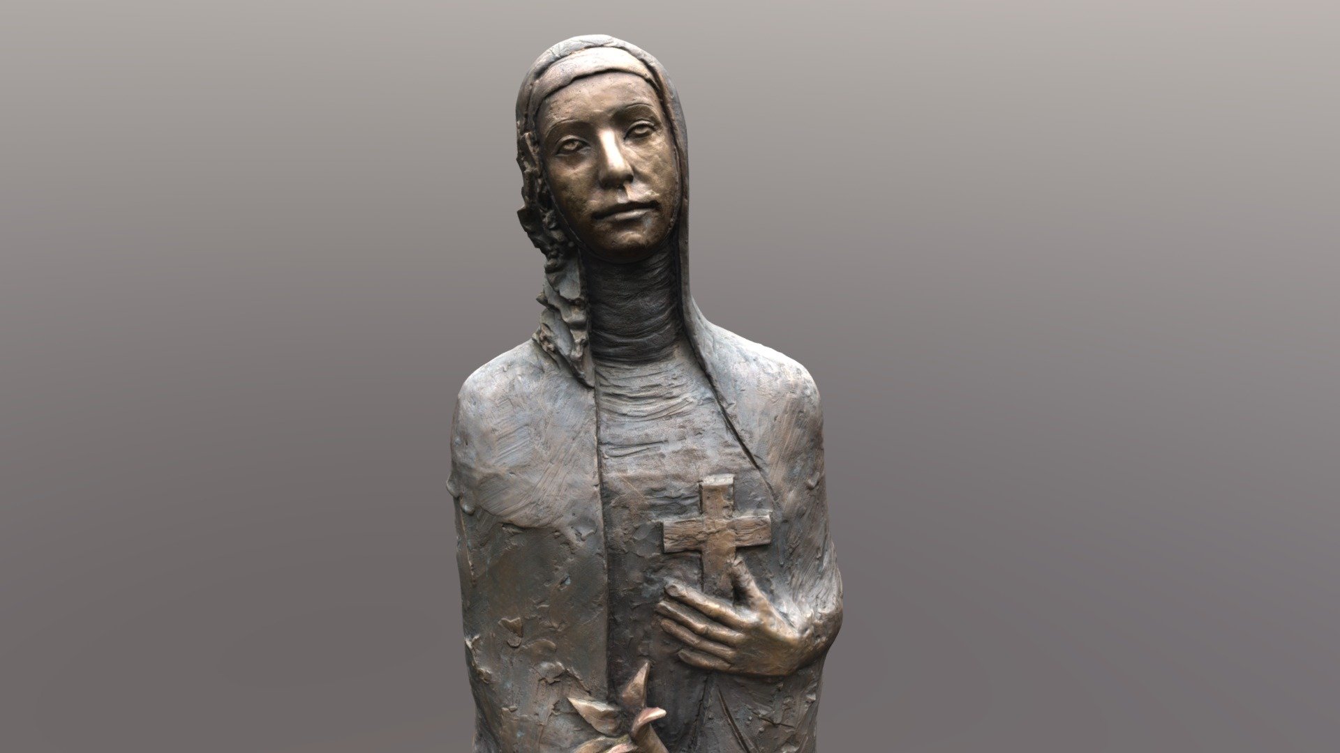 Saint Margit statue - 3D model by donlk [71ec171] - Sketchfab