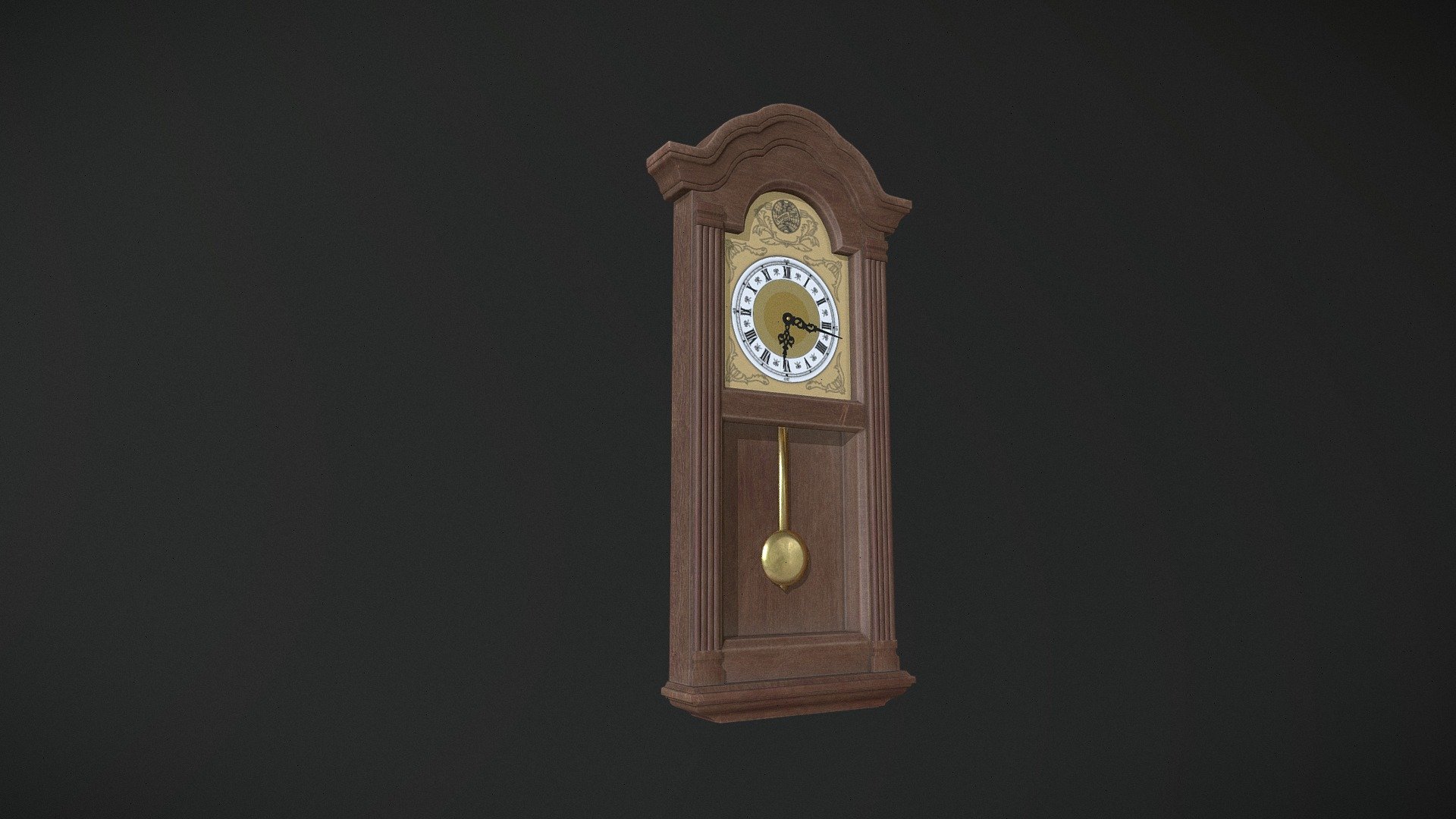 Grandfather_Clock - 3D model by Chris McMunn (@ChrispyCrunch) [71ed6a4 ...