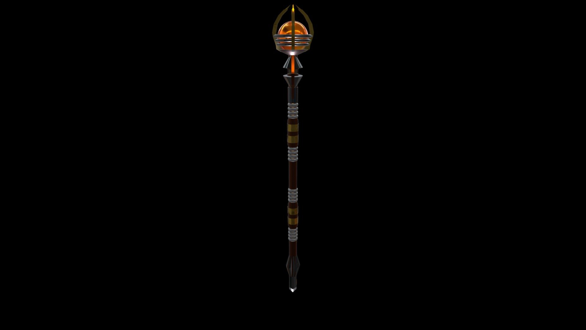 wizard staff - 3D model by CoreyThompson [71ed951] - Sketchfab
