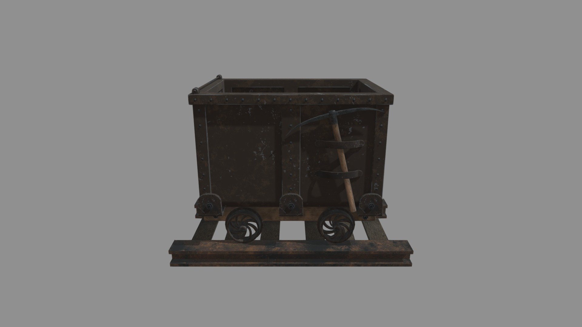 Xavier St-Jacques TP3 Chariot minier - 3D model by XavierStJacques ...