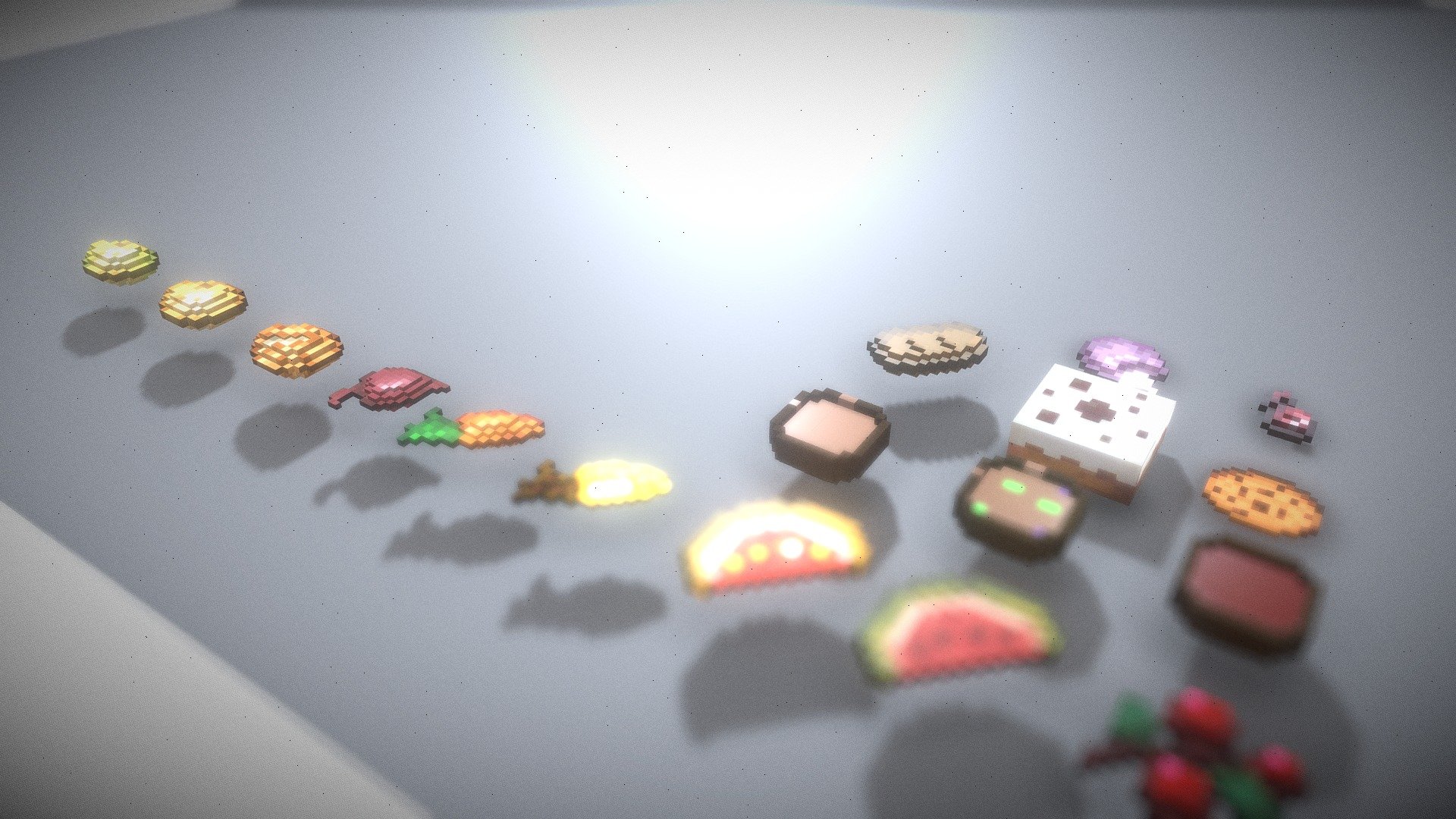 some food in Minecraft - Download Free 3D model by CatLoveCheese ...