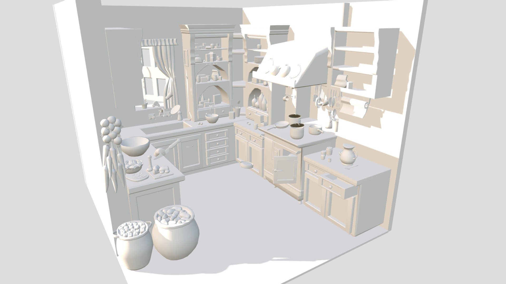 Witch's Kitchen - 3D model by AnuJumde [71f1ac8] - Sketchfab